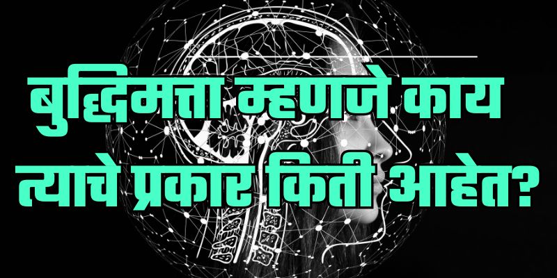 What is Intelligence and Types of Intelligence in Marathi l बुद्धिमत्ता ...